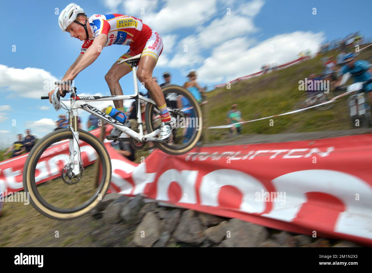 20120722 - BERINGEN, BELGIUM: Belgian Kevin Pauwels of team Sunweb ...