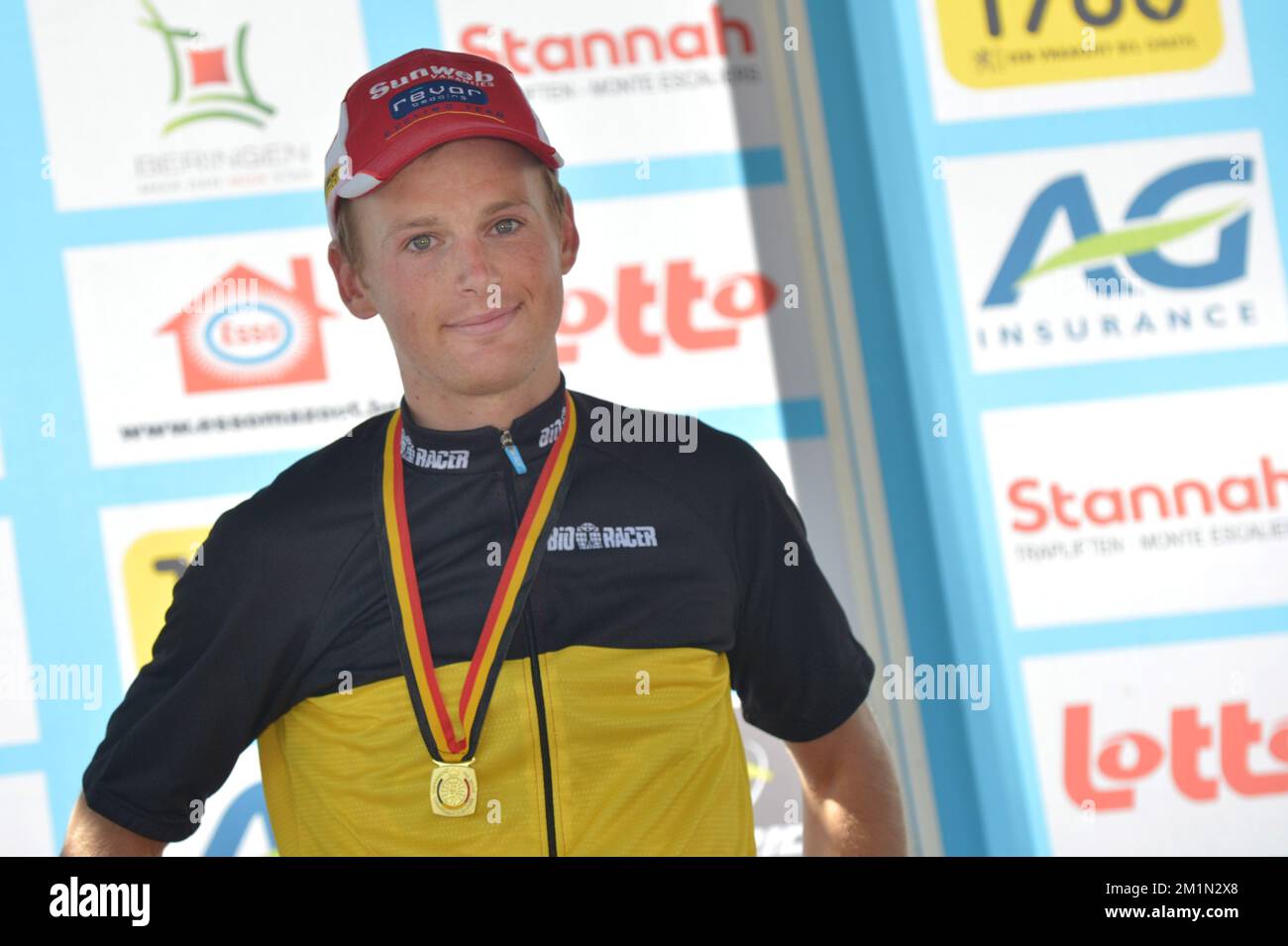 20120722 - BERINGEN, BELGIUM: Belgian Kevin Pauwels of team Sunweb ...
