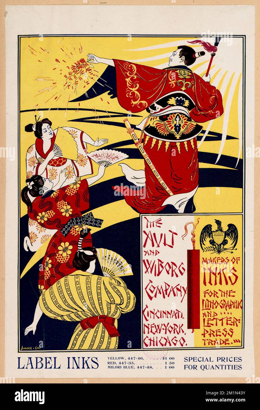 The Ault and Wiborg Company. Label inks , Firecrackers, Fans ...