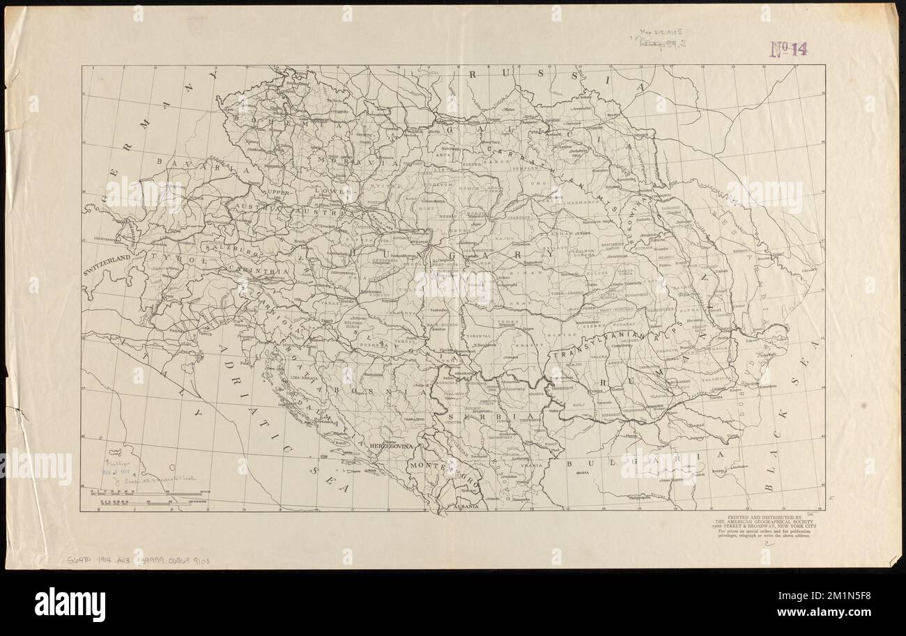 Austria hungarian empire map hi-res stock photography and images - Alamy