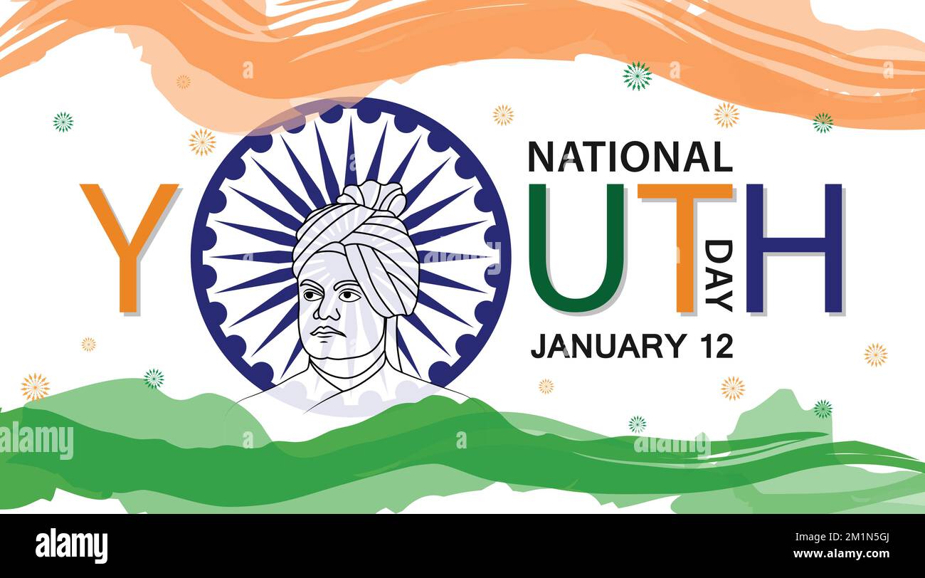 India National Youth Day January 12 Celebration. Swami Vivekananda ...