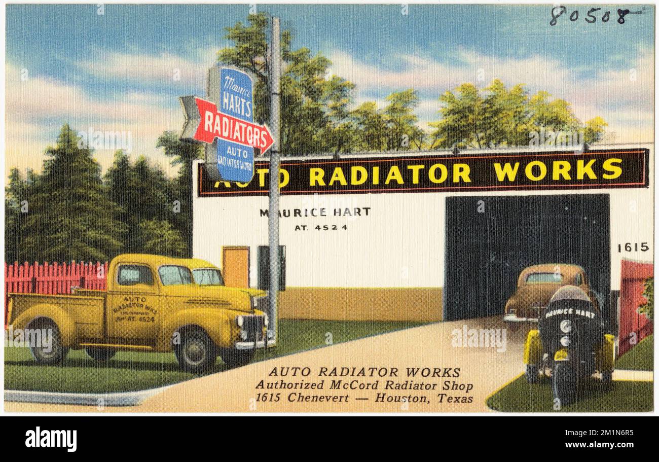 Auto Radiator Works, authorized by McCord Radiator Shop, 1615 Chenevert ...