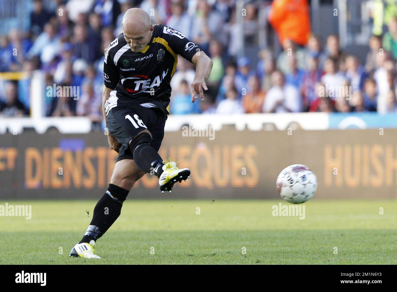 20120826 - GENT, BELGIUM: Lokeren's Milos Maric pictured during the ...