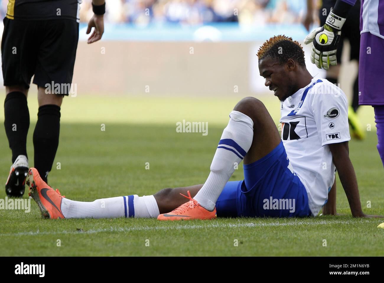 20120826 - GENT, BELGIUM: Gent's Kola Rodgers pictured during the ...