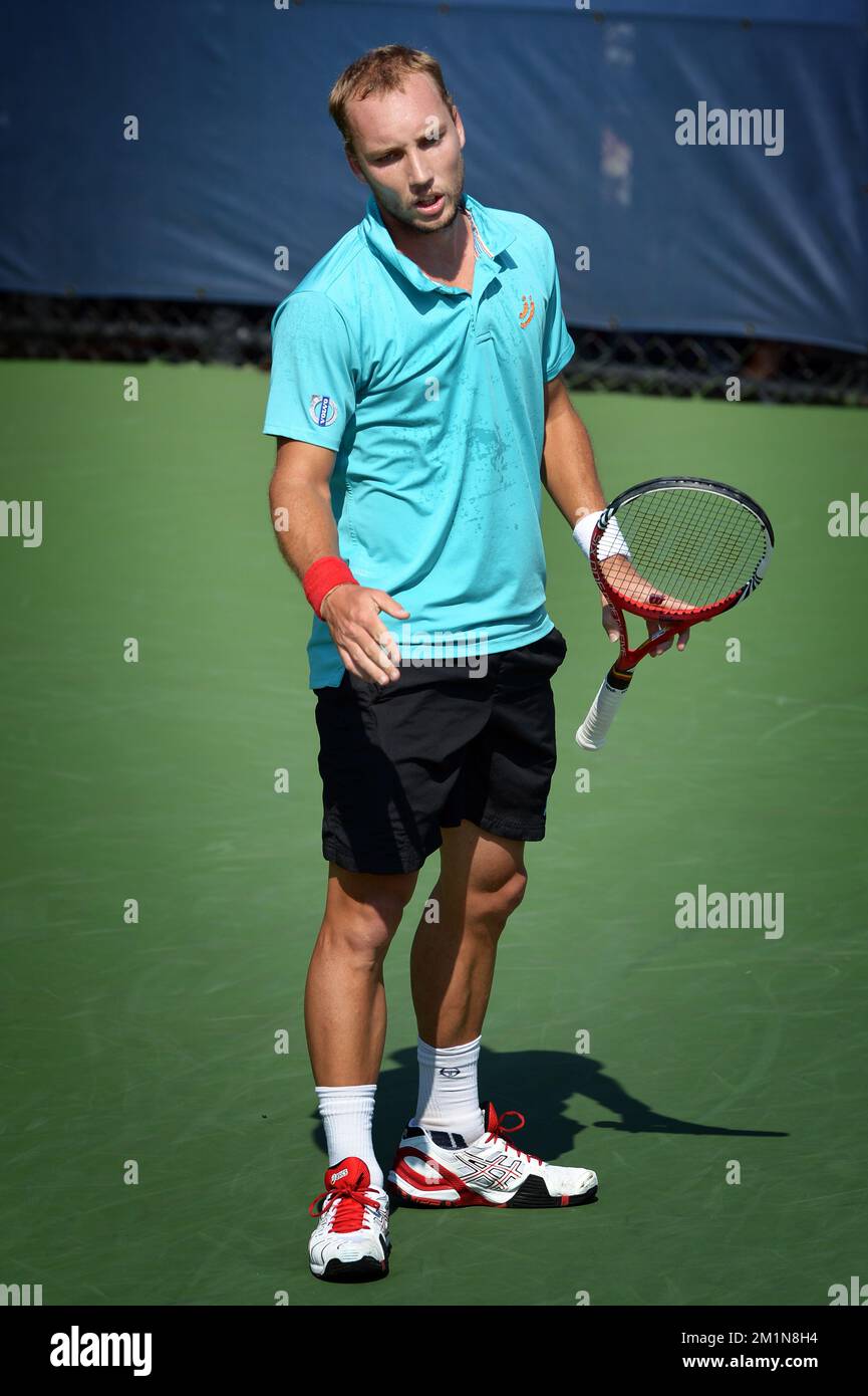 20120831 - NEW YORK, UNITED STATES: Belgian Steve Darcis pictured ...