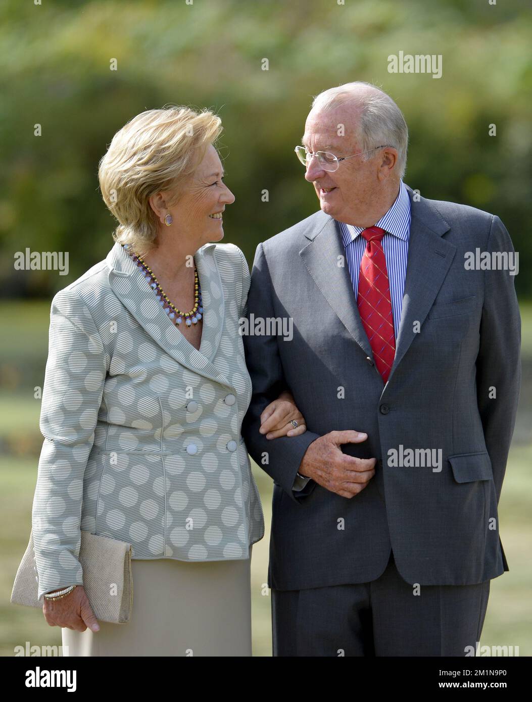 20120902 - BRUSSELS, BELGIUM: Queen Paola of Belgium and King Albert II ...