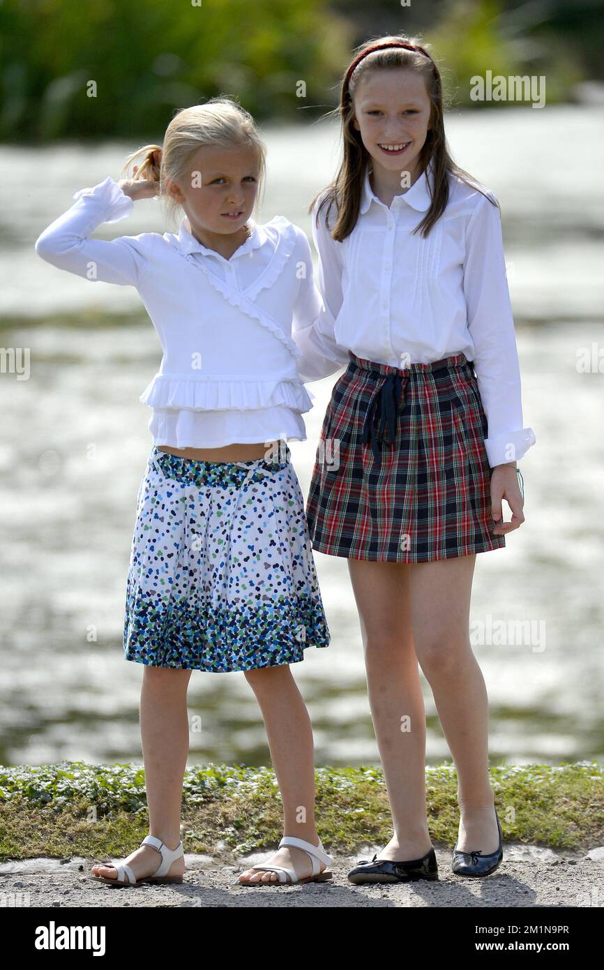 20120902 - BRUSSELS, BELGIUM: Princess Louise and Princess Laetitia ...