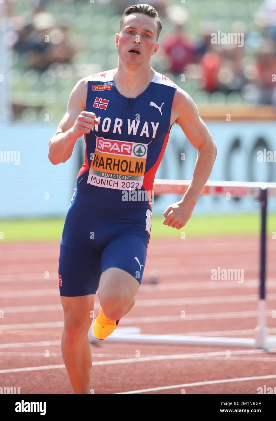 WARHOLM Karsten of Norway MEN'S 400M HURDLES SEMIFINAL 2 during the ...