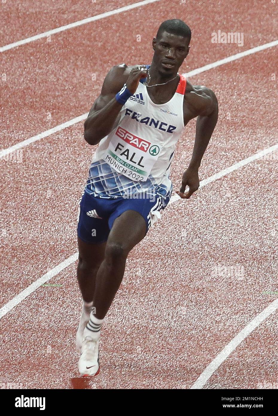 FALL Mouhamadou of France MEN'S 200M SEMIFINAL 1 during the European ...