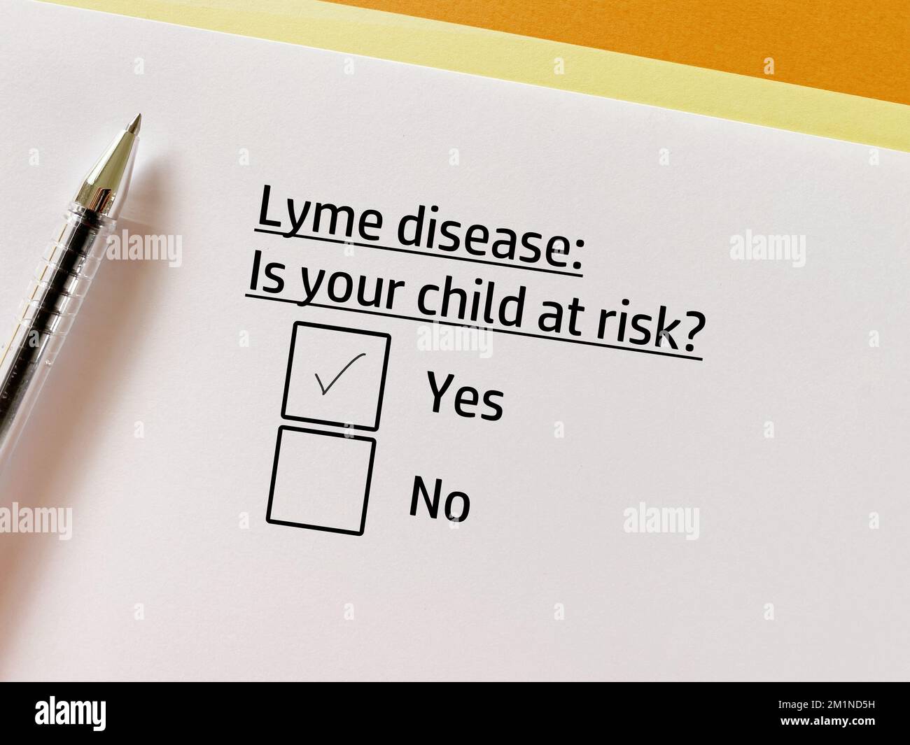 One is answering question about child infection. His child is at risk ...