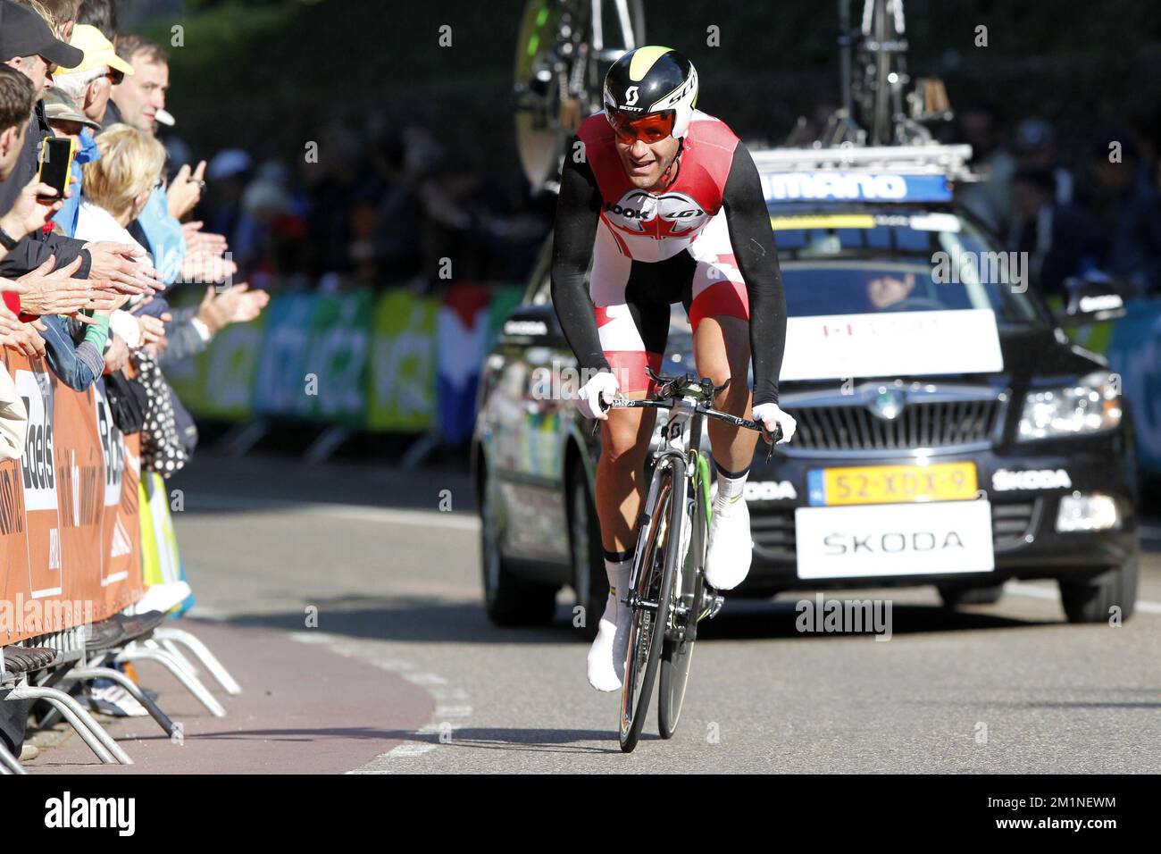 20120919 - VALKENBURG, NETHERLANDS: Canadien Svein Tuft in action ...