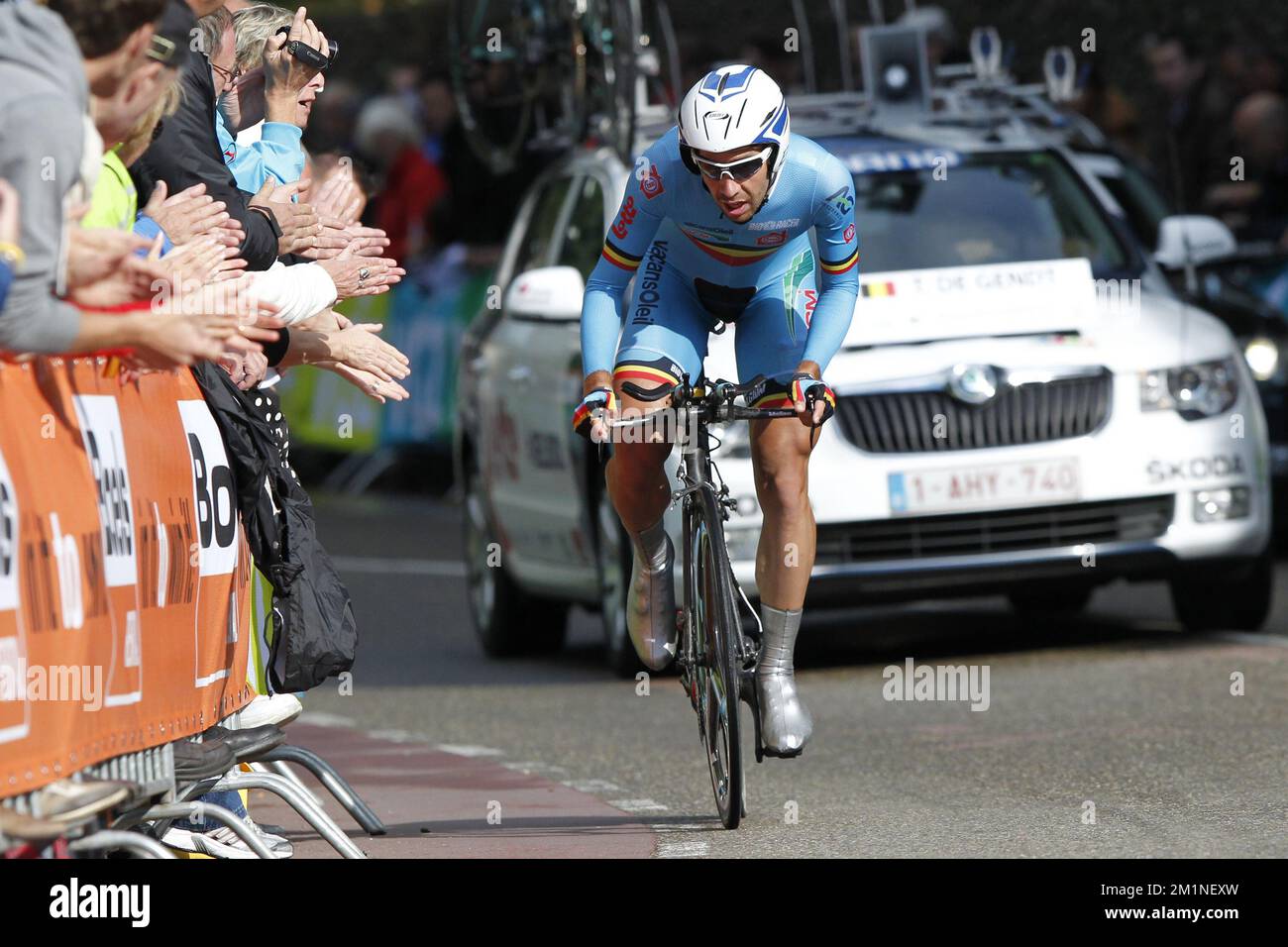 20120919 - VALKENBURG, NETHERLANDS: Belgian cyclist Thomas De Gendt in ...