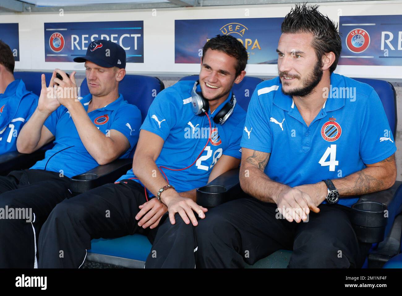 20120919 - BORDEAUX, FRANCE: Club's Michael Almeback, Club's Thibaut ...