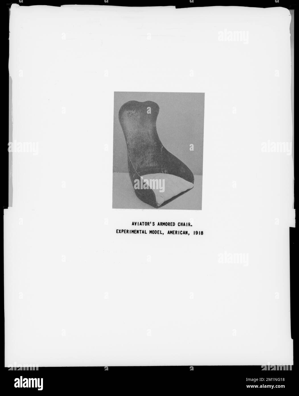 Aviator's armored chair, experimental model, American, 1918 , Armories ...