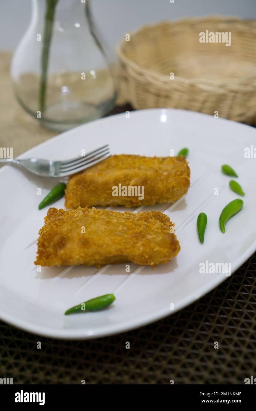 Rougut, lumpia and risol smoked beef, Indonesian Traditional Food on ...