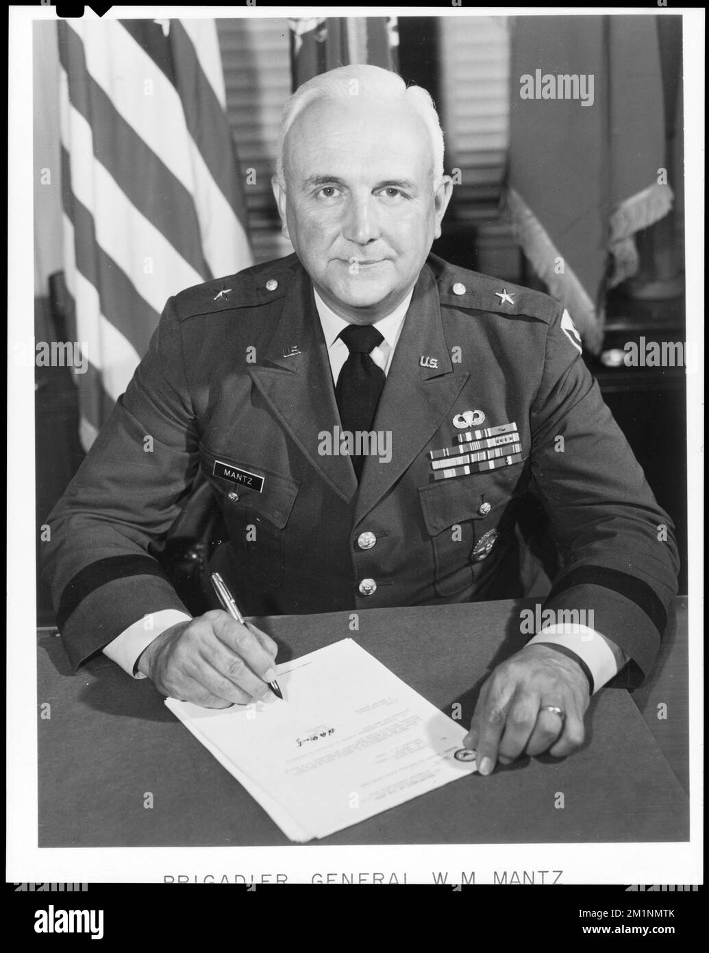 B. General W.M. Mantz , Military officers. Records of U.S. Army ...