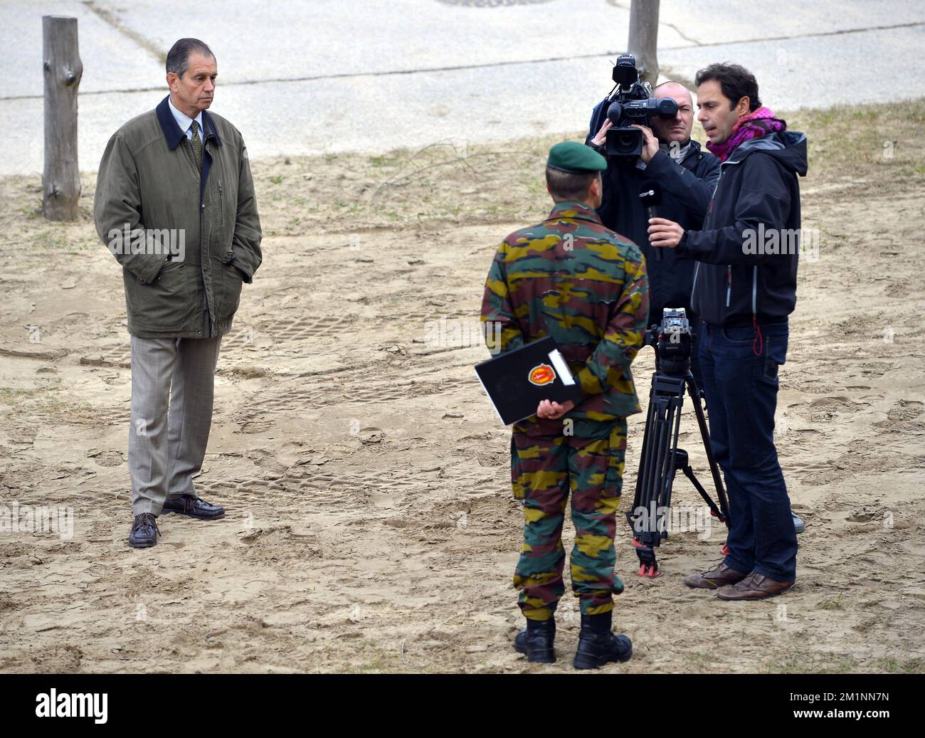 20121011 - ARLON, BELGIUM: Bruno Neve de Mevergnies (L) pictured during ...