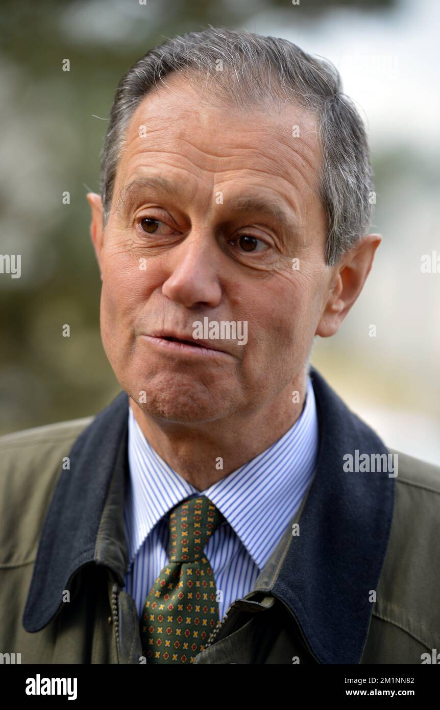 20121011 - ARLON, BELGIUM: Bruno Neve de Mevergnies pictured during a ...