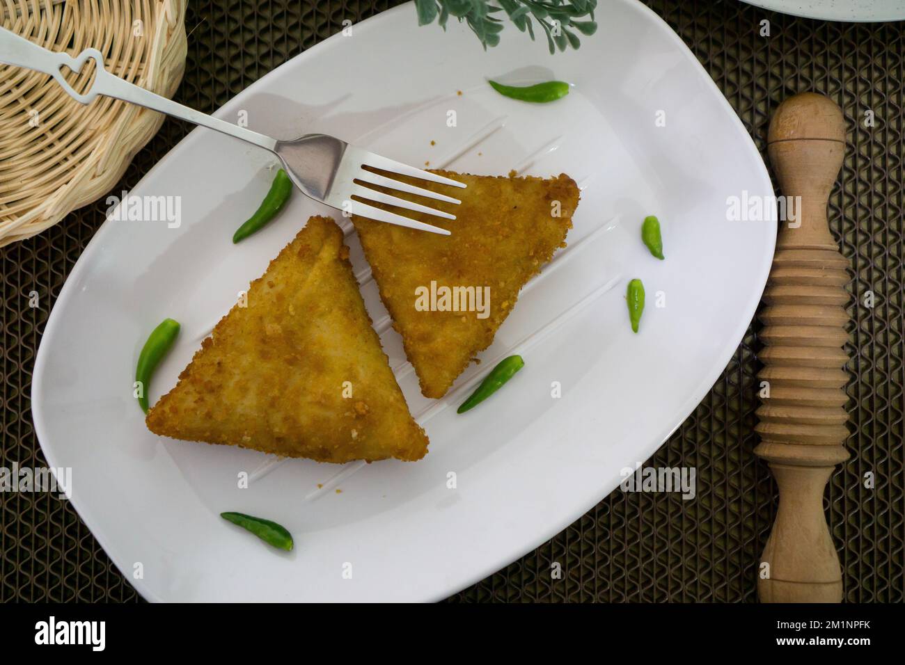 Rougut, lumpia and risol smoked beef, Indonesian Traditional Food on ...