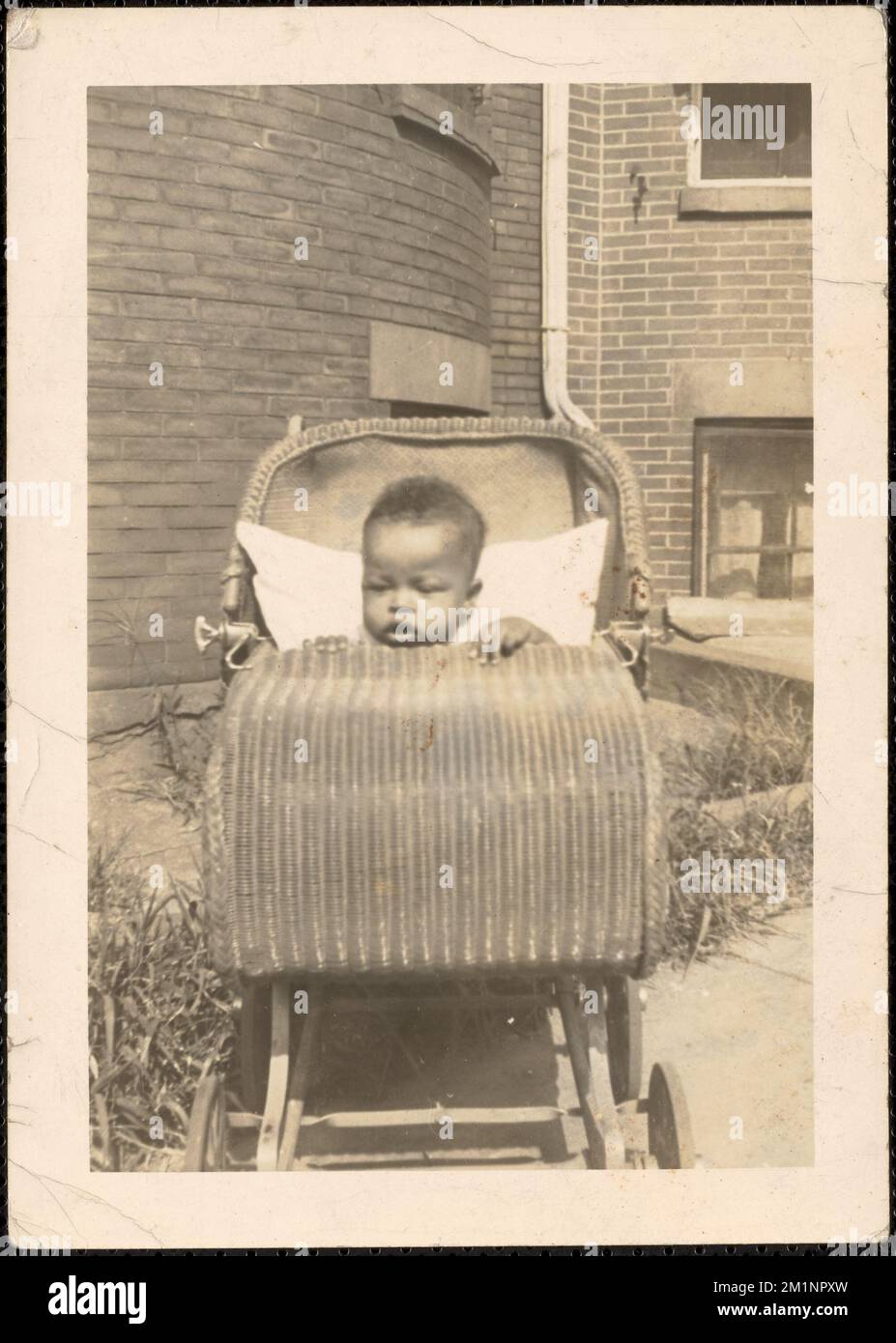 A baby in a stroller , Infants, Baby carriages. Jack Miller Collection ...