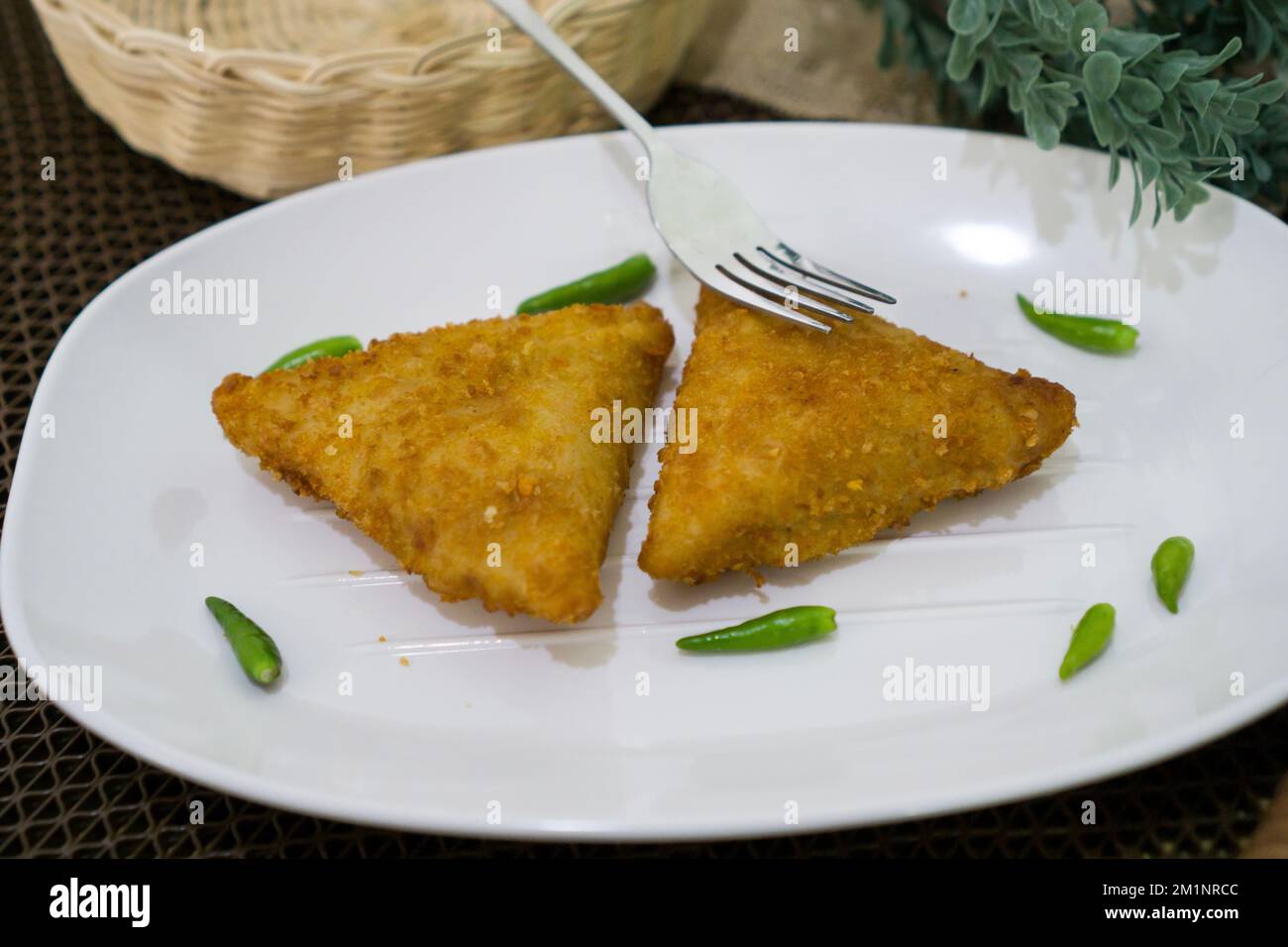 Rougut, lumpia and risol smoked beef, Indonesian Traditional Food on ...