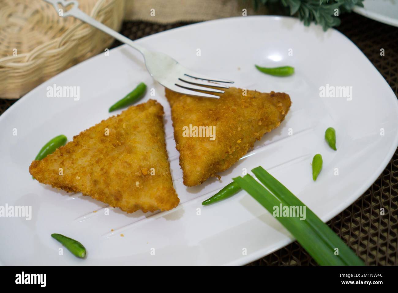 Rougut, lumpia and risol smoked beef, Indonesian Traditional Food on ...