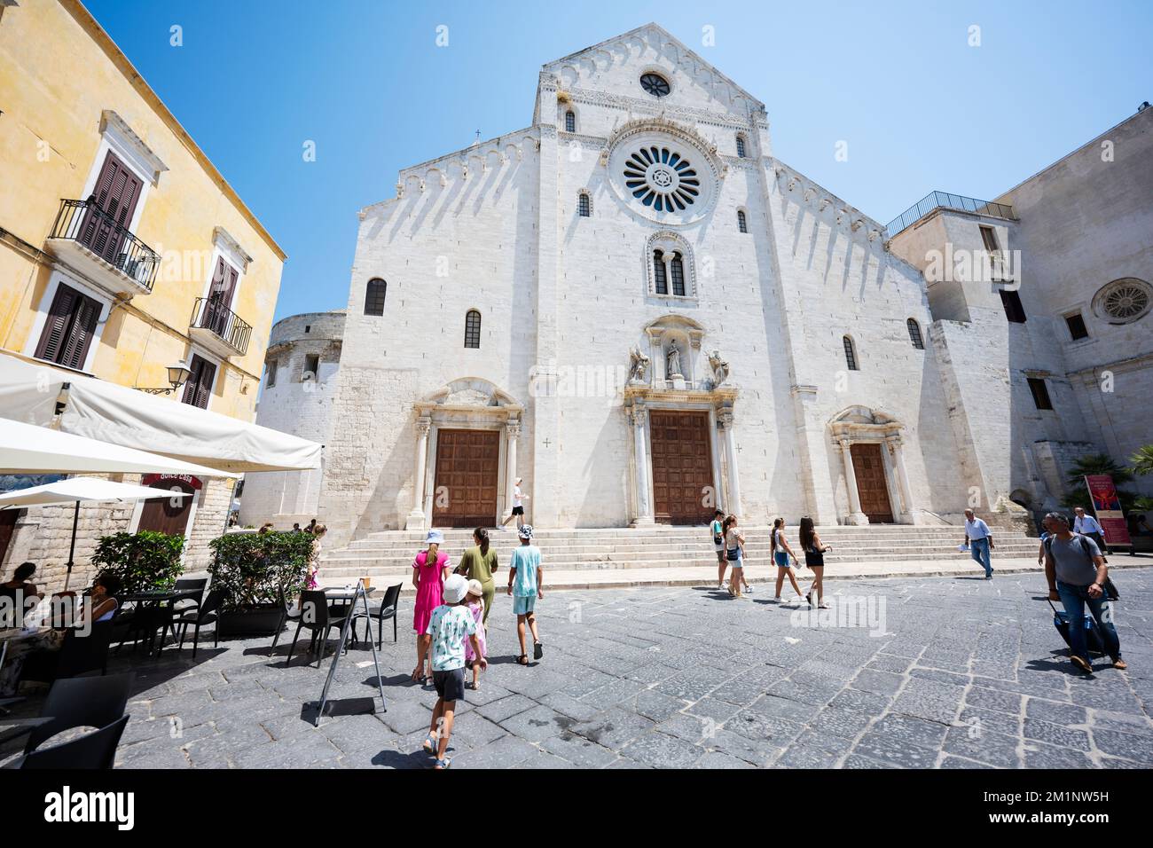 Bari, Italy - Jule 19, 2022: Cathedral of Saint Sabinus, Duomo di Bari ...