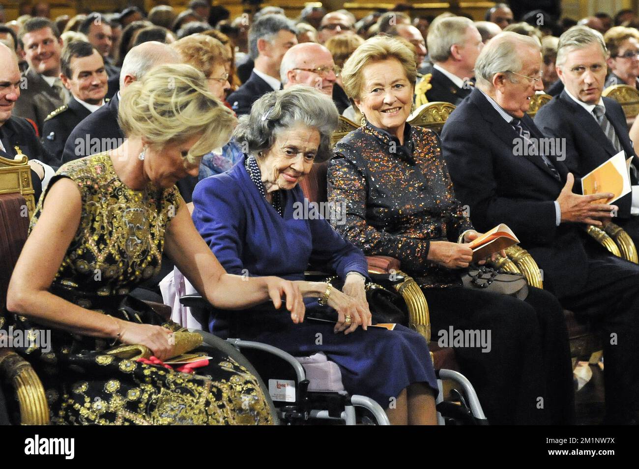 Queen paola queen fabiola belgium hi-res stock photography and images ...