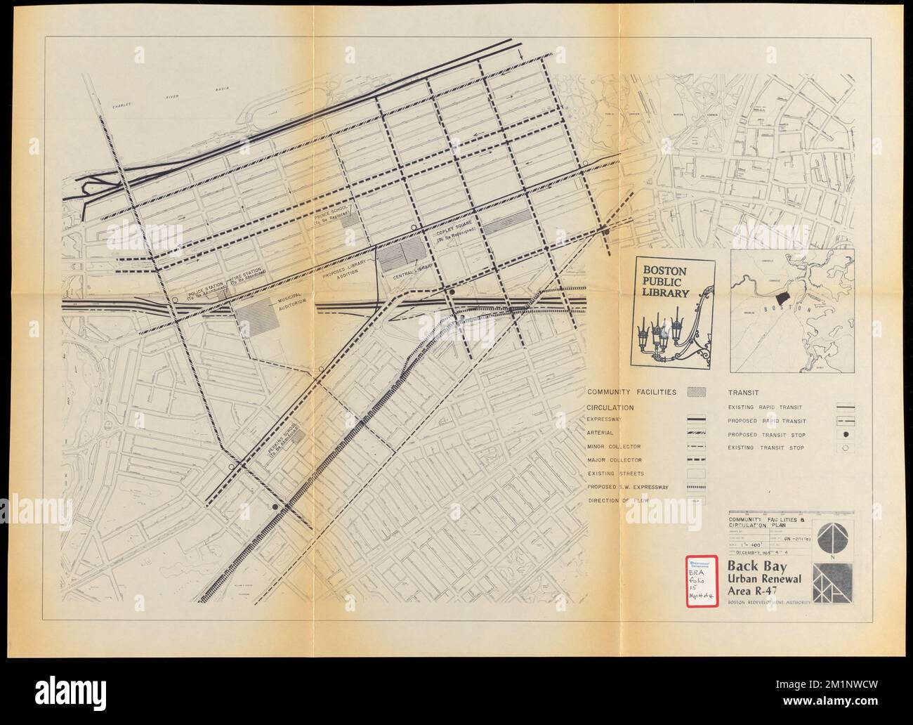 Back Bay urban renewal area r-47 : community facilities & circulation ...