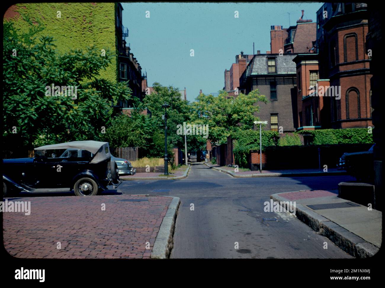 Back street, Boston , Streets. Edmund L. Mitchell Collection Stock ...