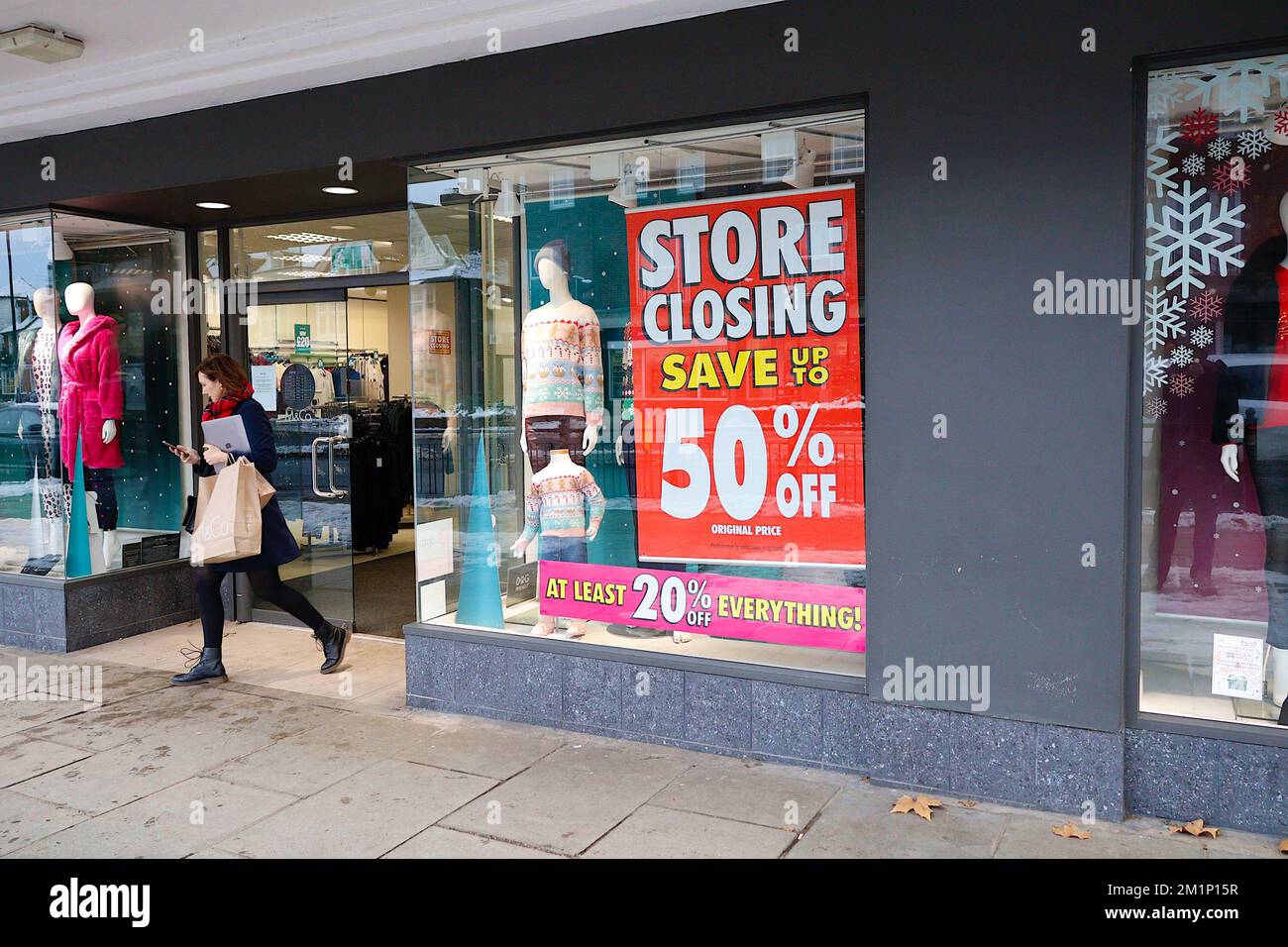 Tenterden, Kent, UK. 13 Dec, 2022. A large M&Co store housed in an old ...