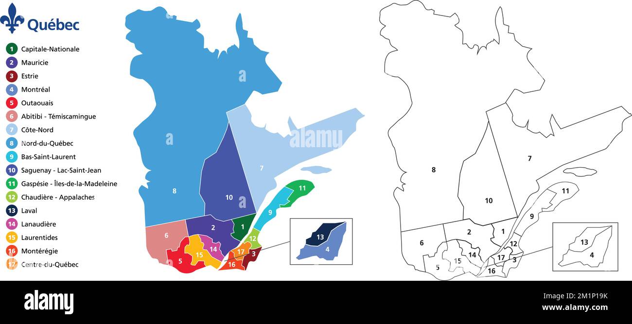 Canada quebec montréal Stock Vector Images - Alamy