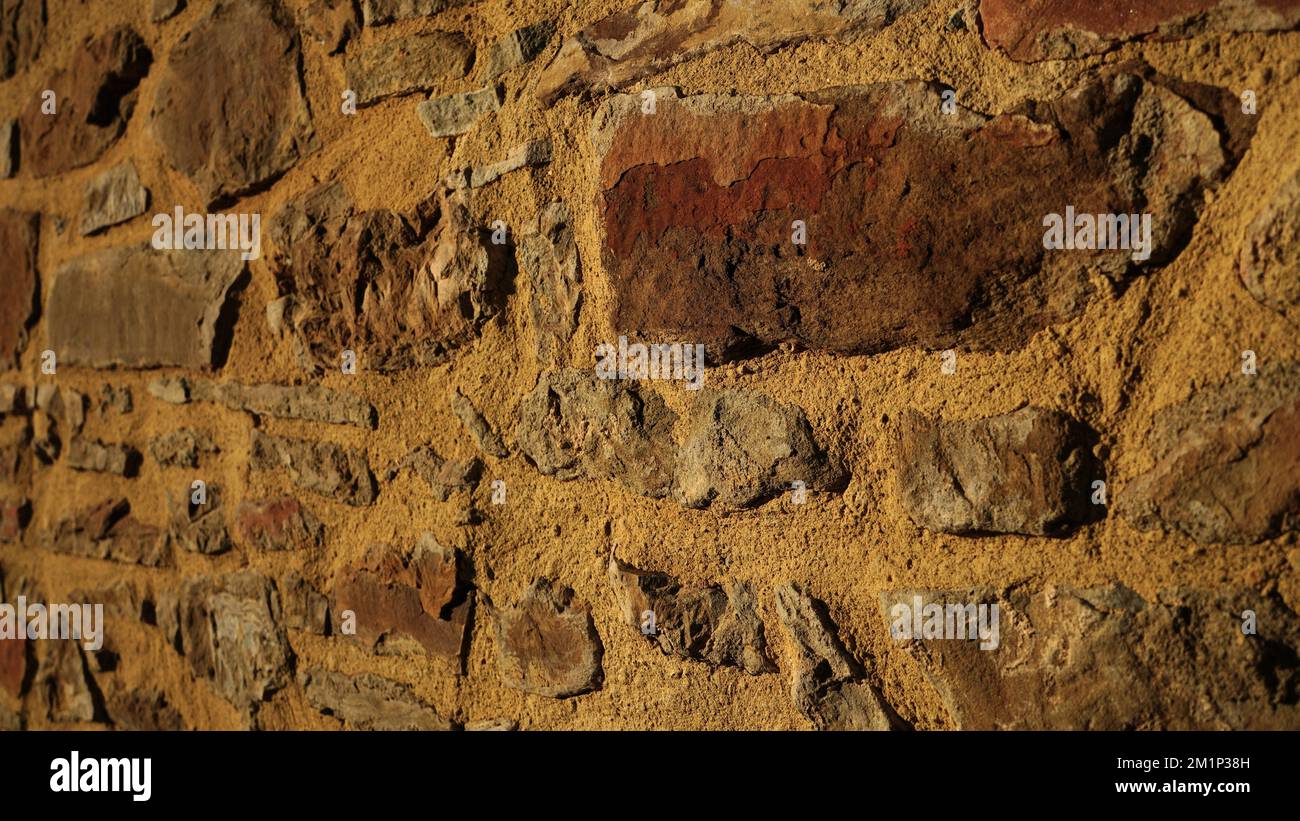Old italian stone wall Stock Photo - Alamy