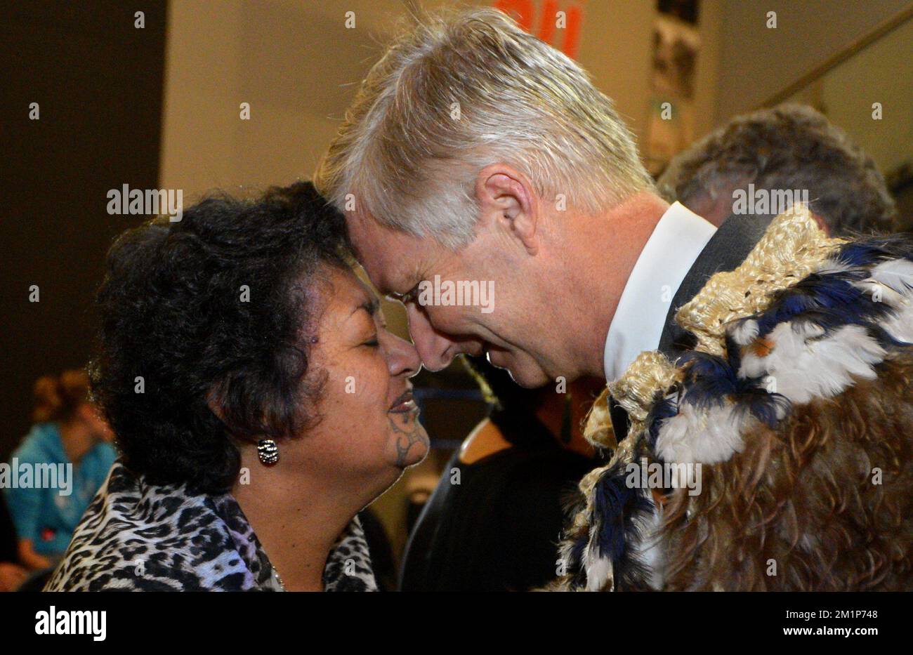 Maori greeting nose hi-res stock photography and images - Alamy