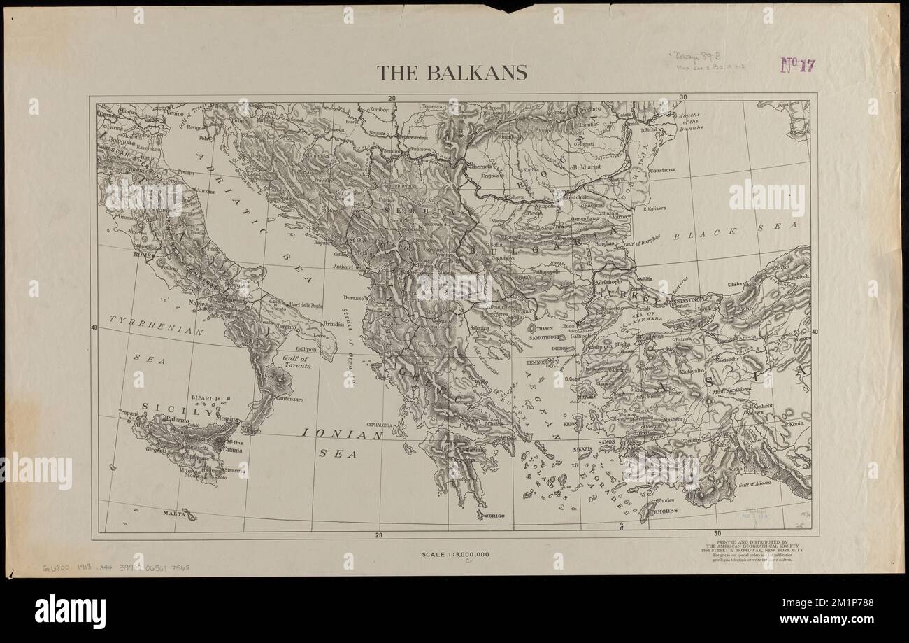 The Balkans , Balkan Peninsula, Maps Norman B. Leventhal Map Center ...