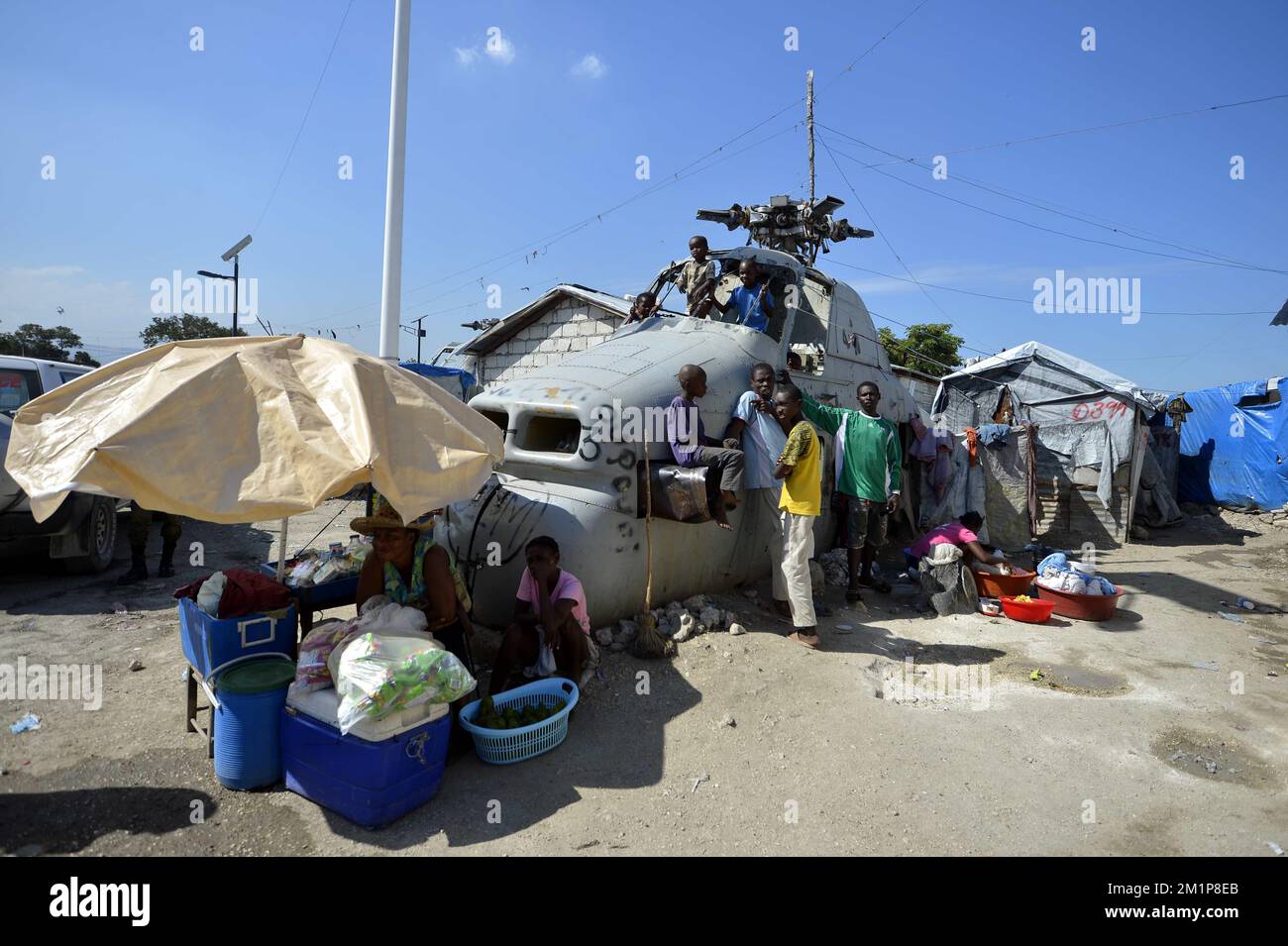 20121206 - PORT-AU-PRINCE, HAITI: Illustration picture at the IDP ...