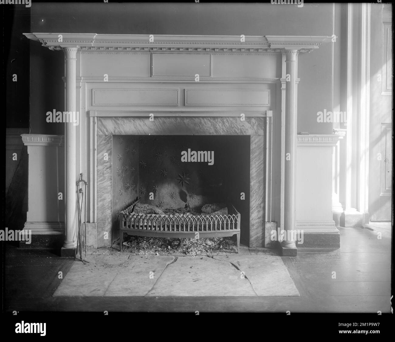 Baltimore, Maryland, Charles Carroll estate, mantel, drawing room ...