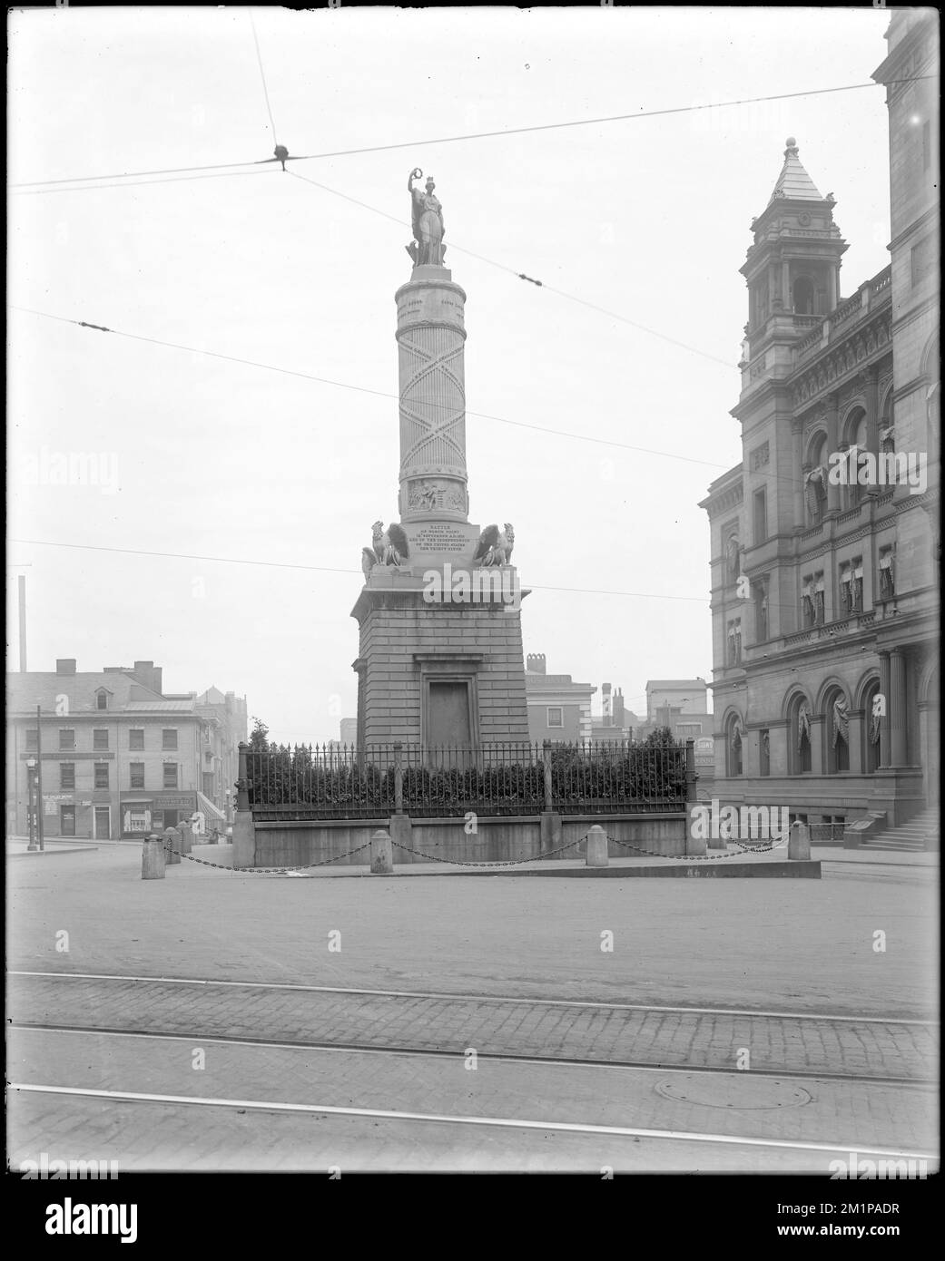 Baltimore, Maryland, monuments, Battle Monument by Benjamin Larobe ...