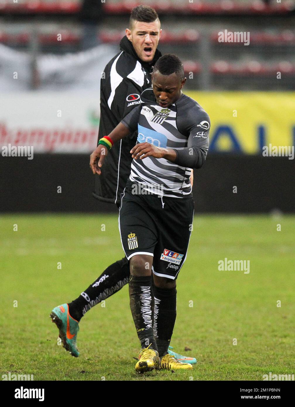 20121226 - CHARLEROI, BELGIUM: Charleroi's Giuseppe Rossini and ...