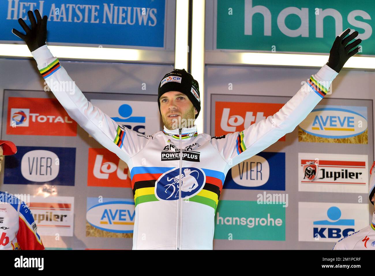20121230 - DIEGEM, BELGIUM: Belgian Niels Albert celebrates on the ...