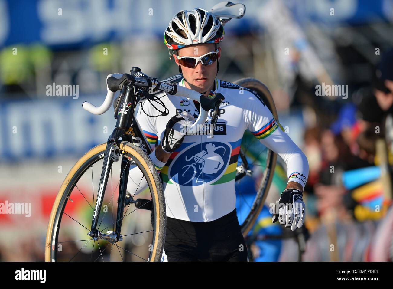 20130113 - MOL, BELGIUM: Belgian Niels Albert in action during the men ...