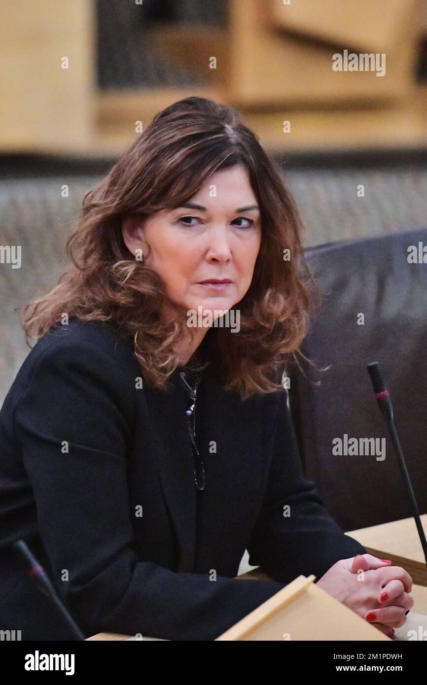 Edinburgh Scotland, UK 13 December 2022. Dorothy Bain, Lord Advocate at ...