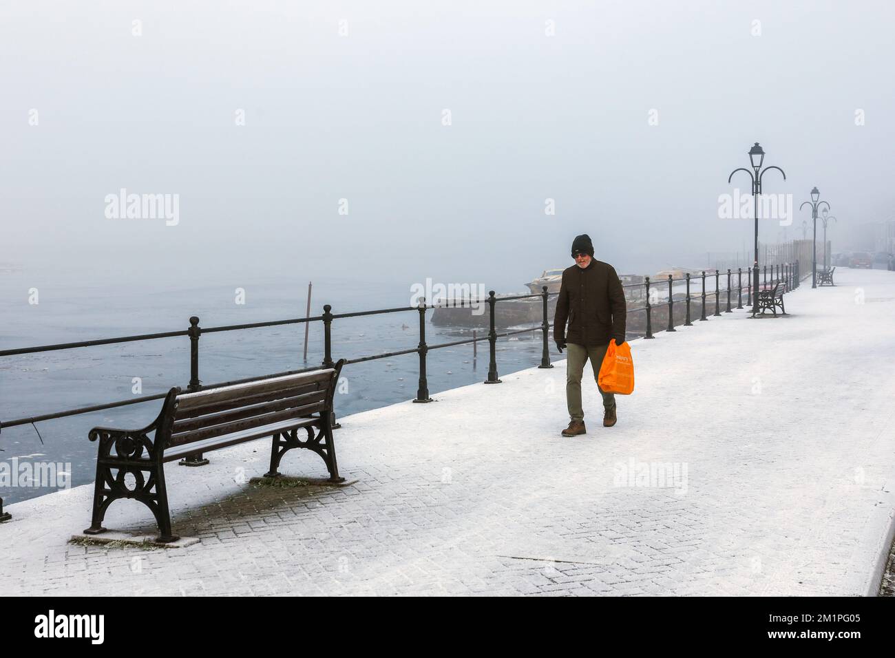 Irvine, UK. 12th Dec, 2022. With temperatures as low as minus 15C in ...
