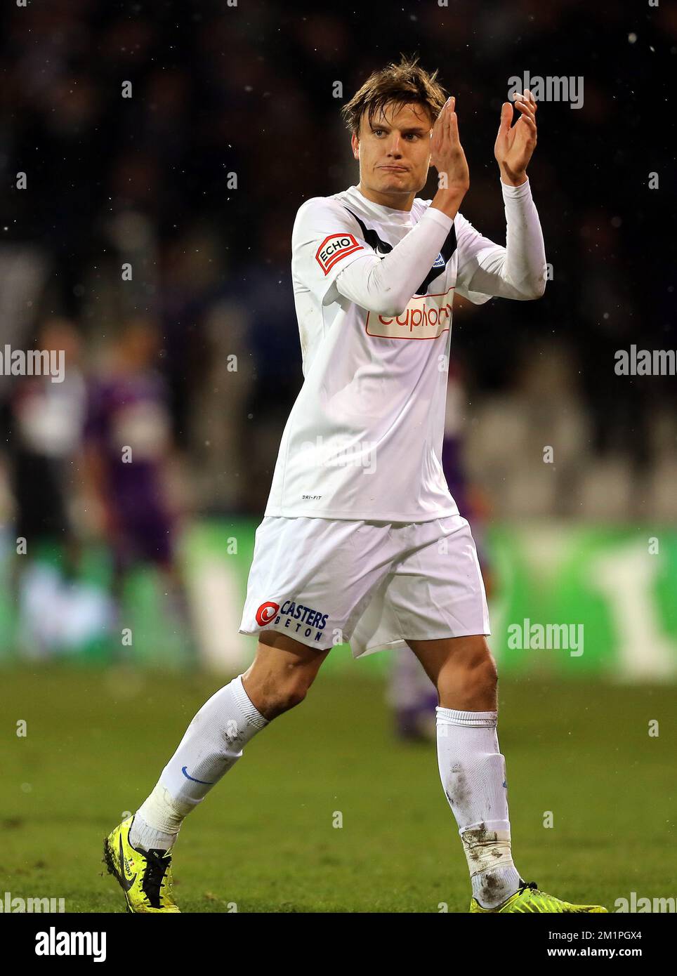 20130209 - ANTWERP, BELGIUM: Genk's Jelle Vossen celebrates during the ...