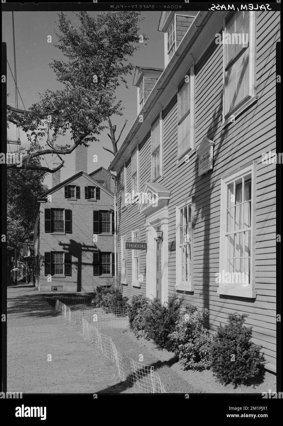 Barnard House , Architecture, Dwellings. Samuel Chamberlain Photograph ...