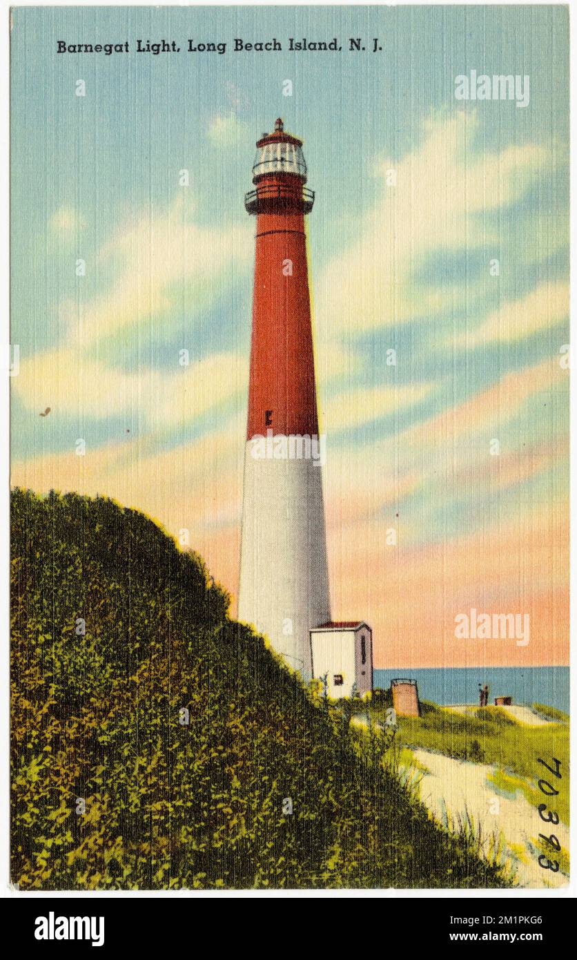 Barnegat Light, Long Beach Island, N. J. , Lighthouses, Beaches ...