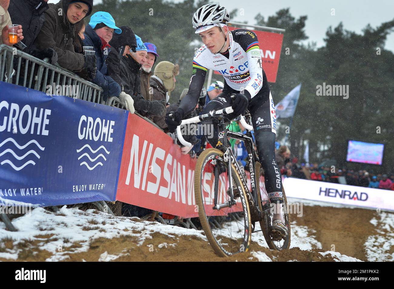 Belgian Niels Albert in action during the Internationale Sluitingsprijs ...
