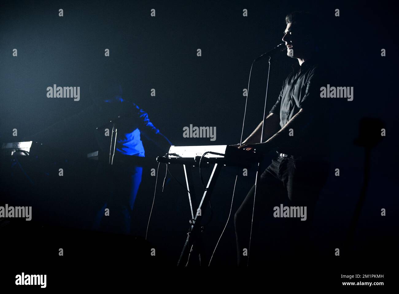 Belgian electronic music band Goose in concert in the Ancienne Belgique ...