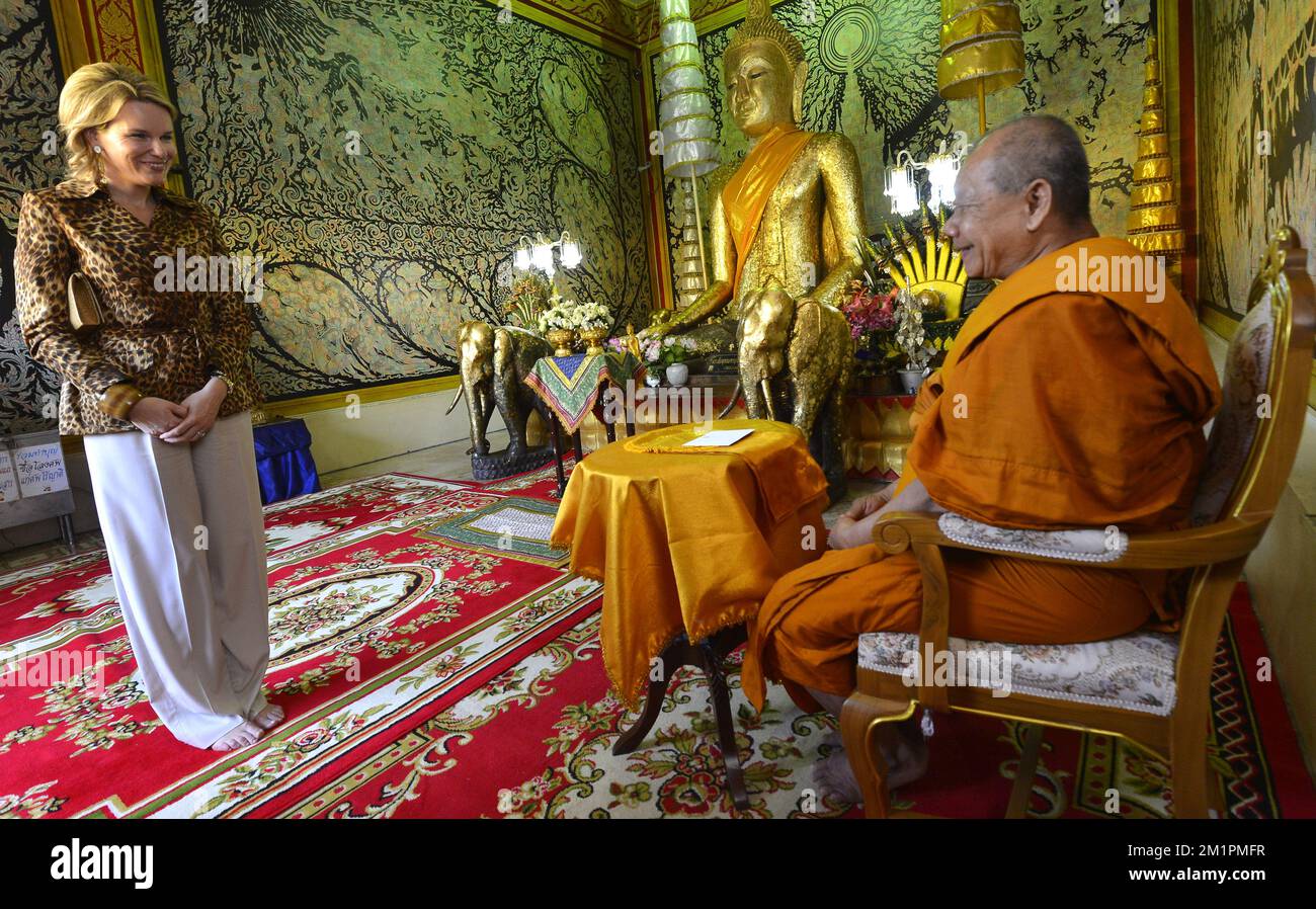 20130320 - BANGKOK, THAILAND: Princess Mathilde of Belgium visits ...