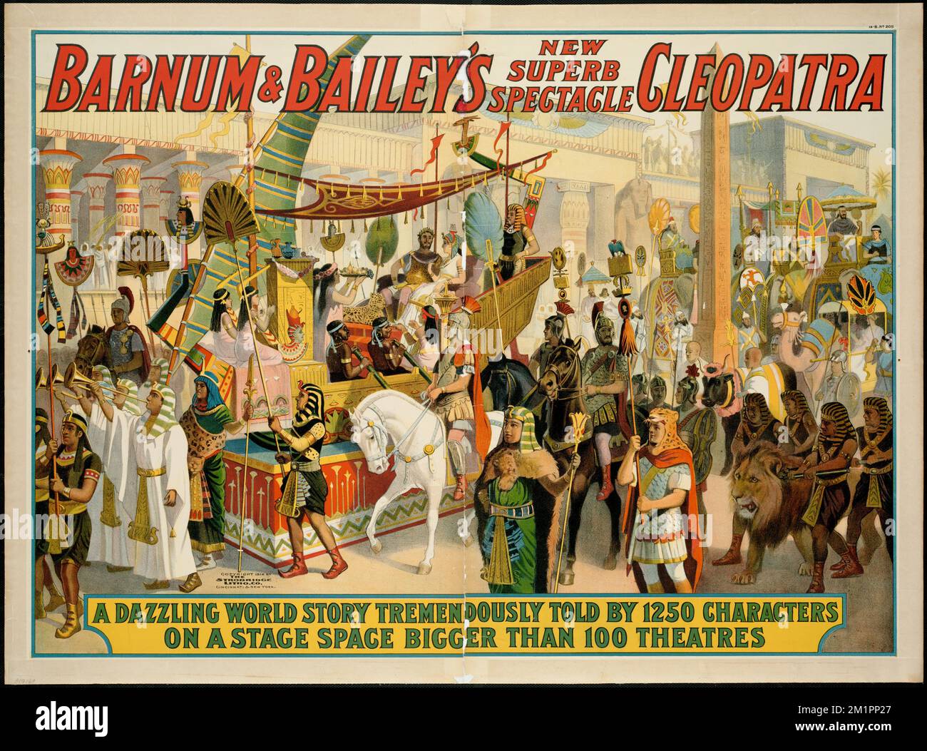 Barnum & Bailey's new superb spectacle Cleopatra : A dazzling world ...